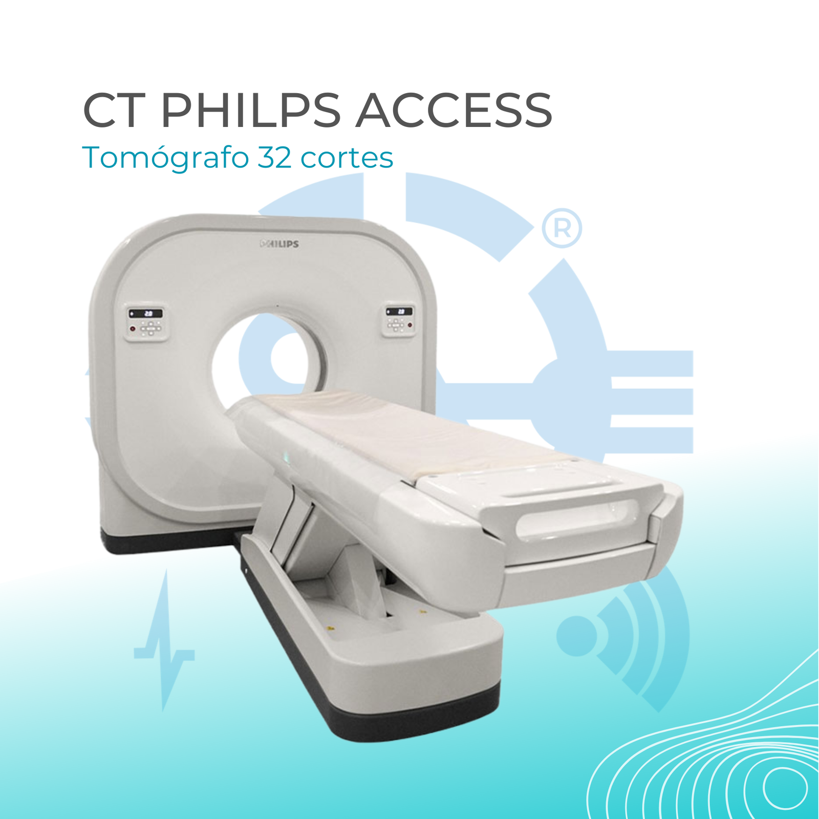 CT PHILPS ACCESS Tomógrafo 32 cortes – EMI